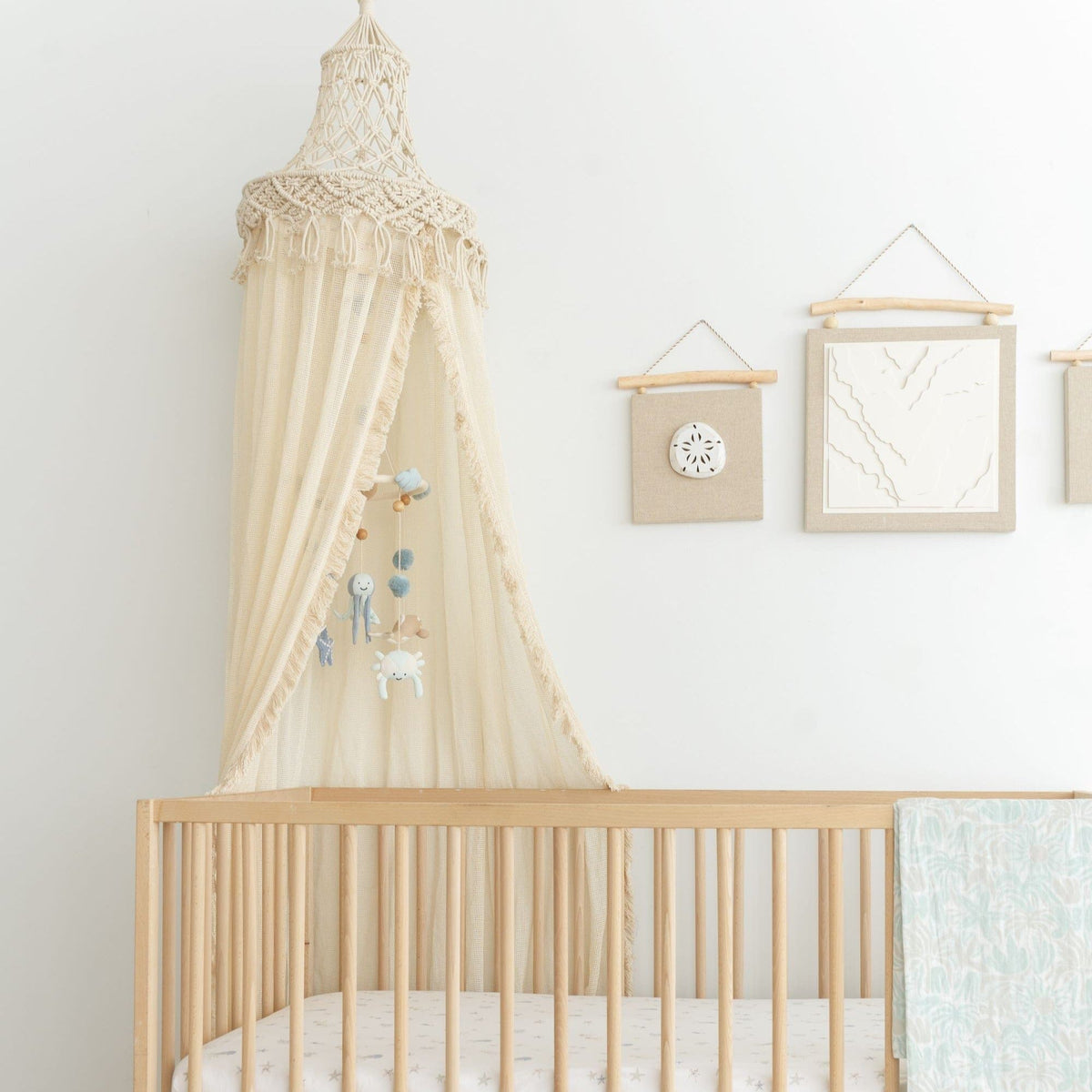 Crane Baby Kendi Macrame Canopy