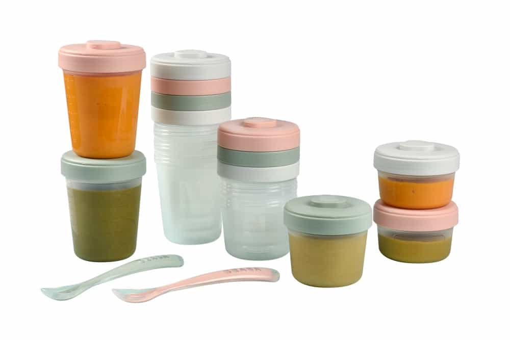 BEABA Clip Containers Set of 12 + Spoons | Pish Posh Baby